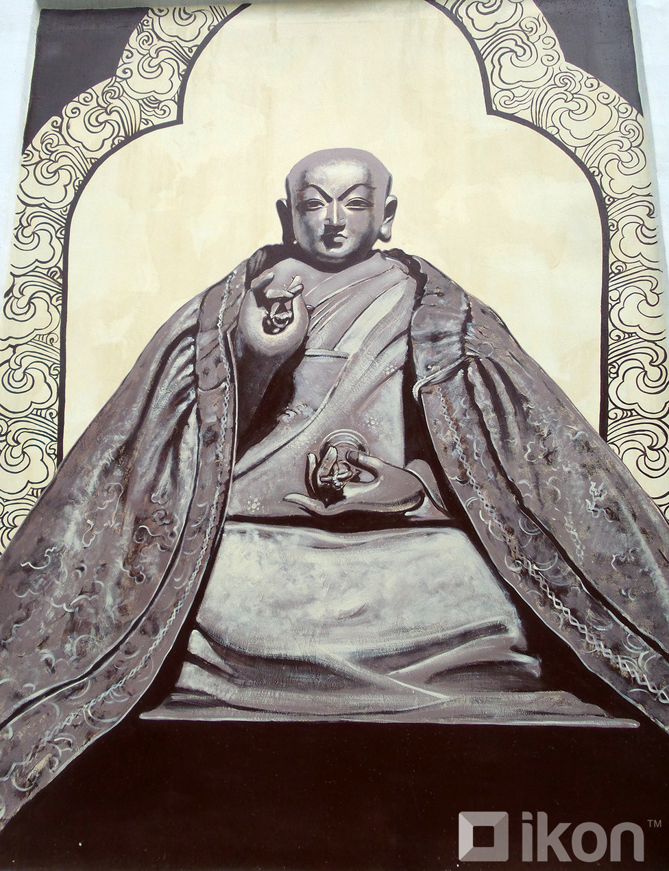 ФОТО МЭДЭЭ Занабазарын музейн гадна ханыг уран зургаар чимлээ