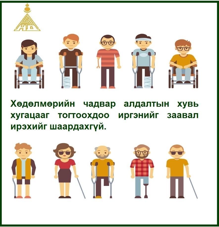 Хөдөлмөрийн чадвар алдалтын хувь хугацааг тогтоохдоо иргэнийг заавал