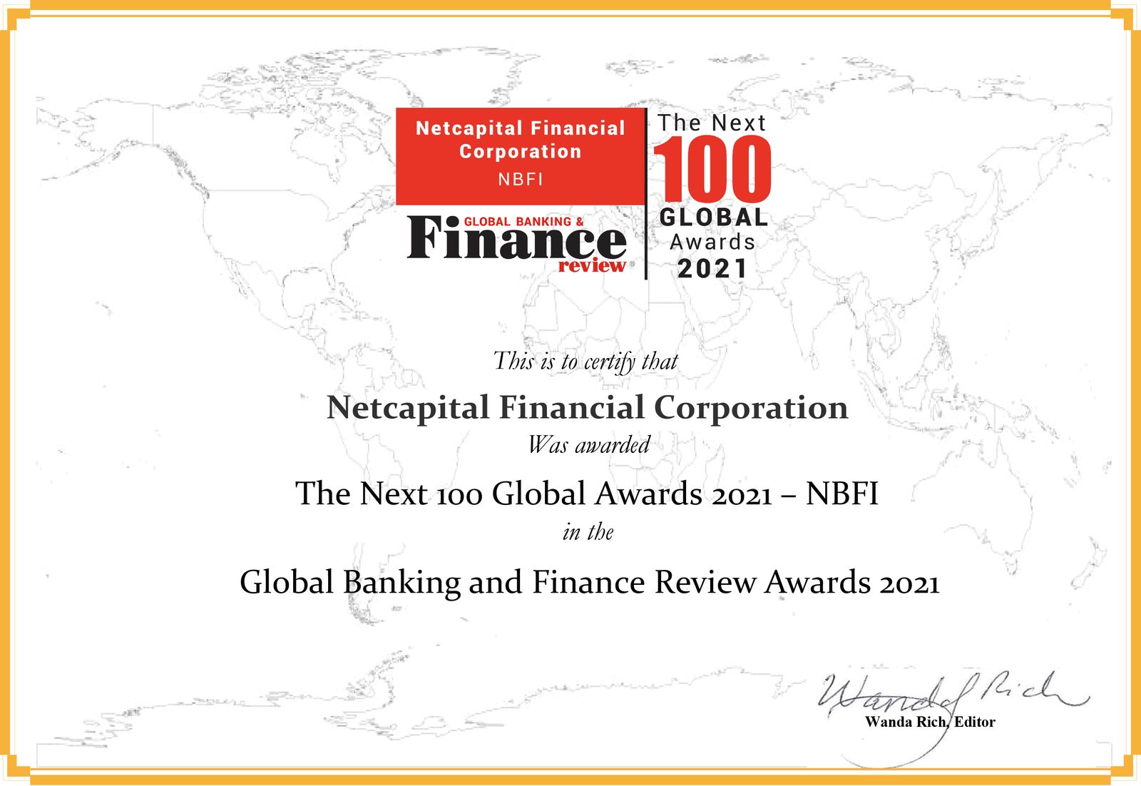 Нэткапитал санхүүгийн групп “Global Banking & Finance Awards“-ын “The ...