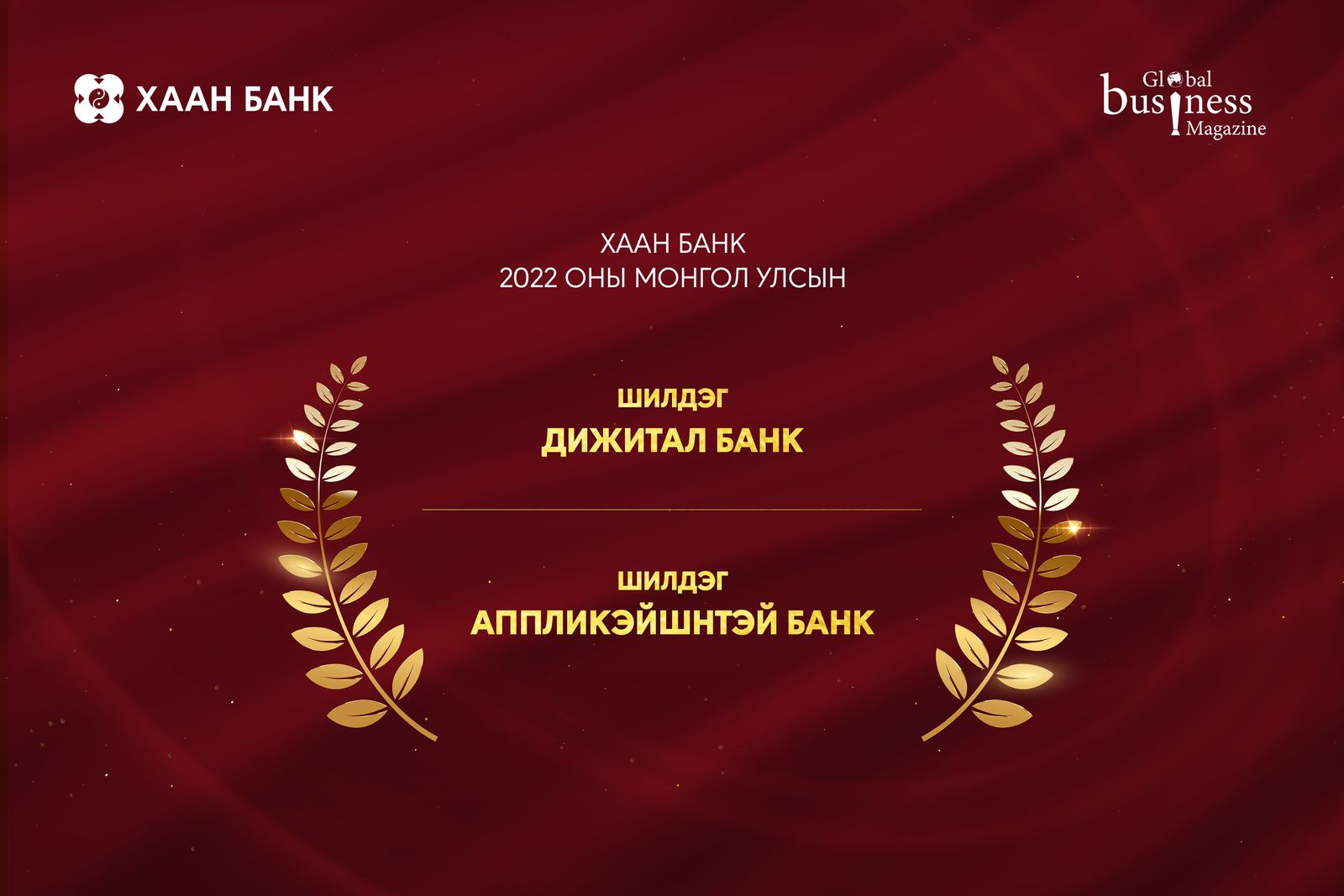 ХААН Банкийг “Шилдэг дижитал банк”, “Шилдэг аппликэйшнтэй банк”-аар ...