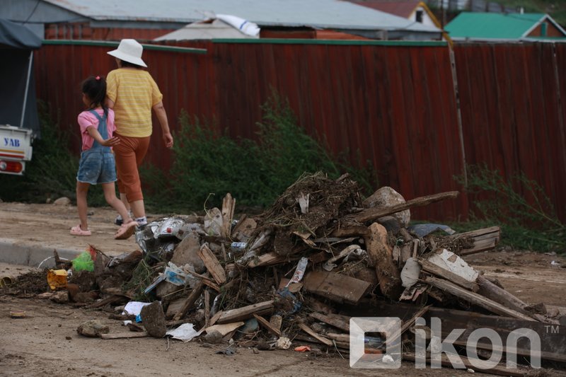 ФОТО Уулын ус үерлэн буусан Дарь Эх Монел орчим дахь өнөөдрийн нөхцөл
