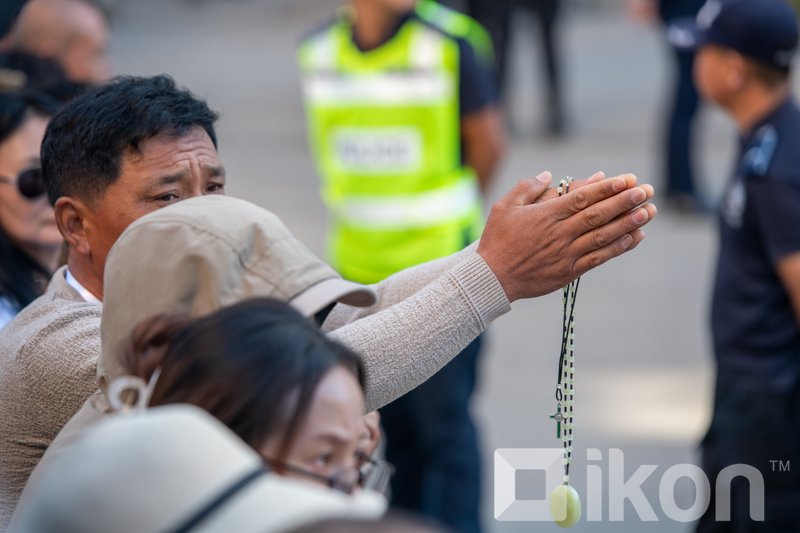 ФОТО Гэгээн Ширээт Улсын Төрийн тэргүүн Пап Францисыг үдлээ
