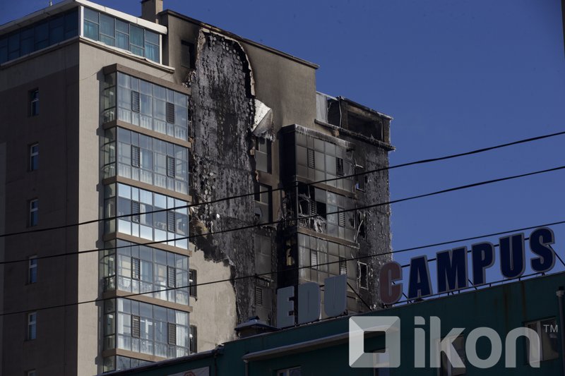 ФОТО Баянзүрх дүүргийн 26 дугаар хороонд болсон дэлбэрэлтийн дараах байдал