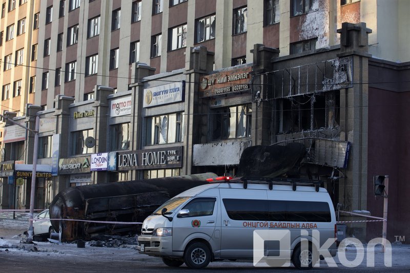 ФОТО Баянзүрх дүүргийн 26 дугаар хороонд болсон дэлбэрэлтийн дараах байдал