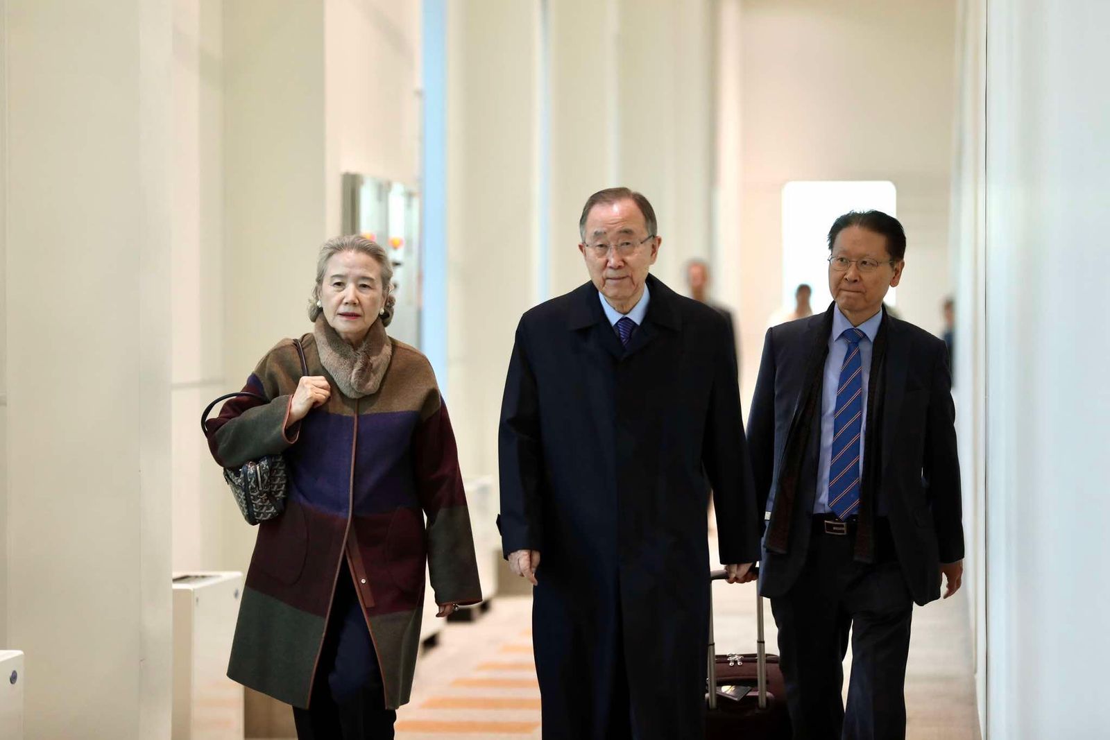 НҮБ ын ерөнхий нарийн бичгийн дарга асан Бан Ги Мүн Монгол Улсад хүрэлцэн ирлээ