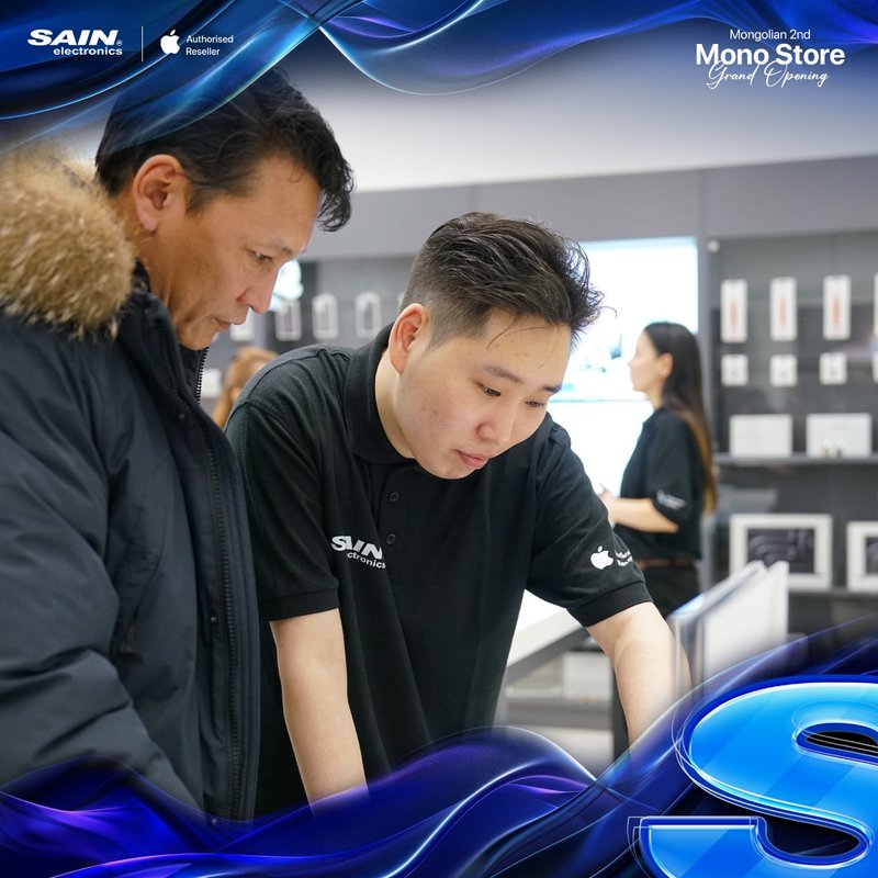 Сайн Электроникс Монголын хоёр дахь Apple Mono store дэлгүүрээ Хүннү ...